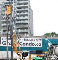 GeoConcrete (GCC) is used for very high loads in very poor soils