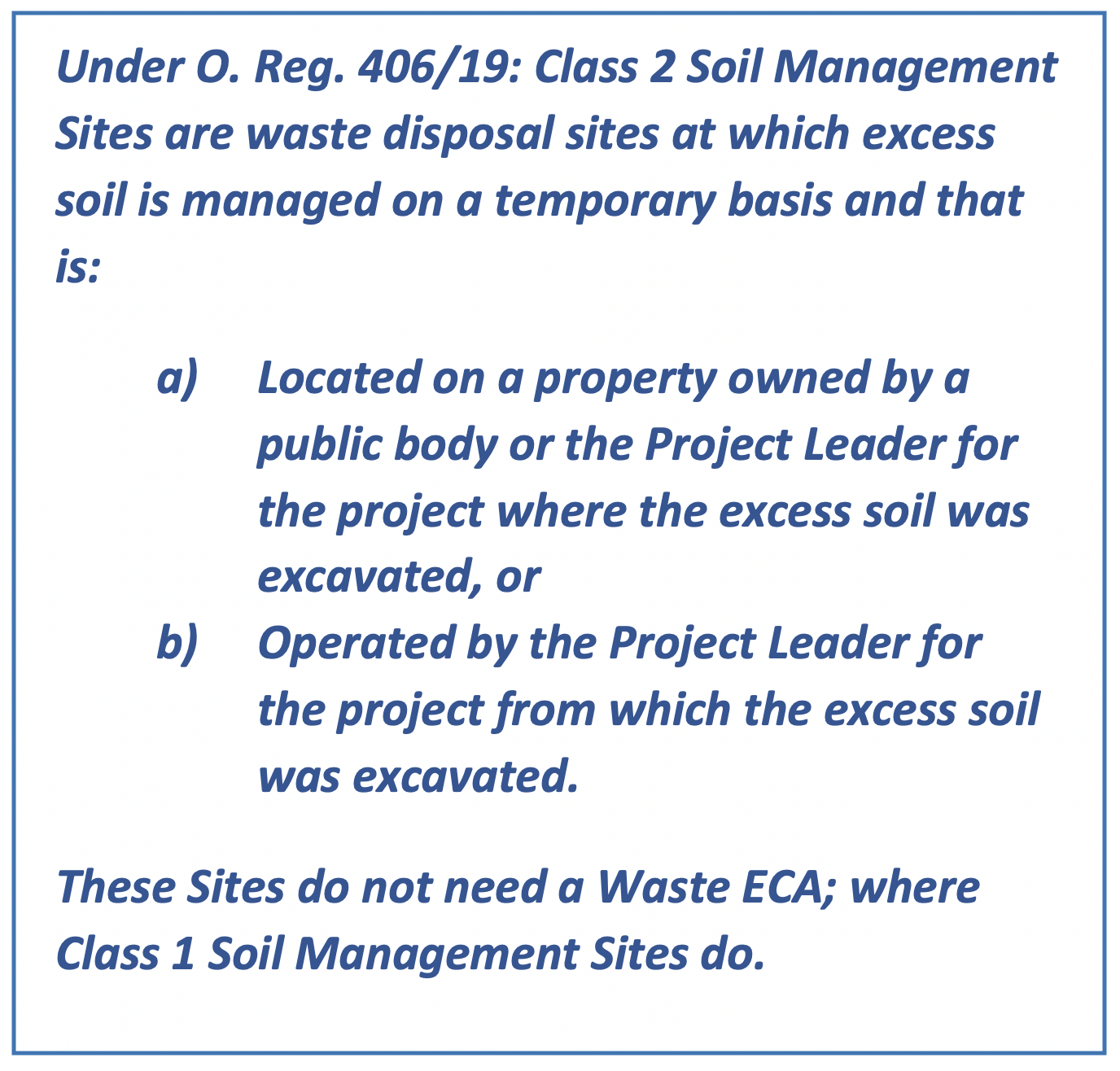 Ontario’s Excess Soil Management Regulation: Responsibilities Shift to ...